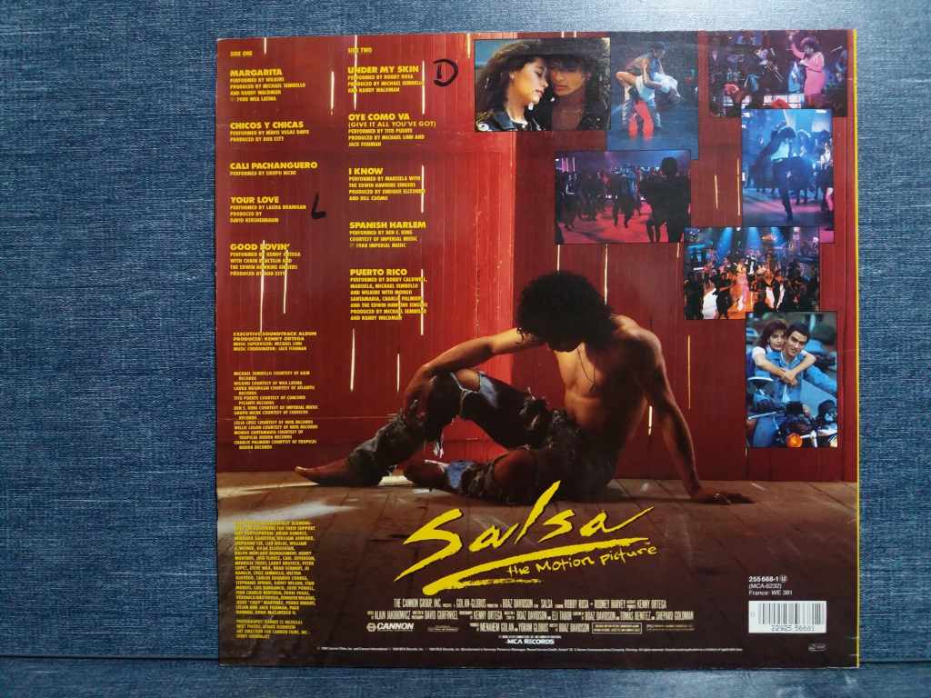 SALSA FILM SOUNDTRACK MUSIC LP