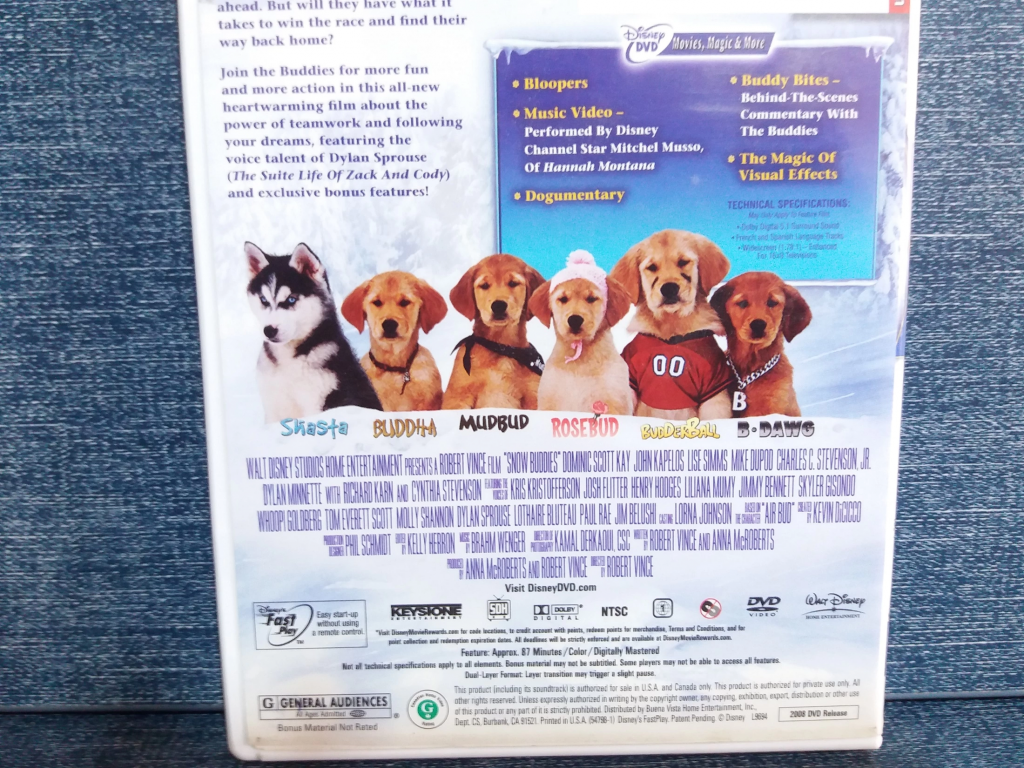 SNOW BUDDIES DVD FİLM