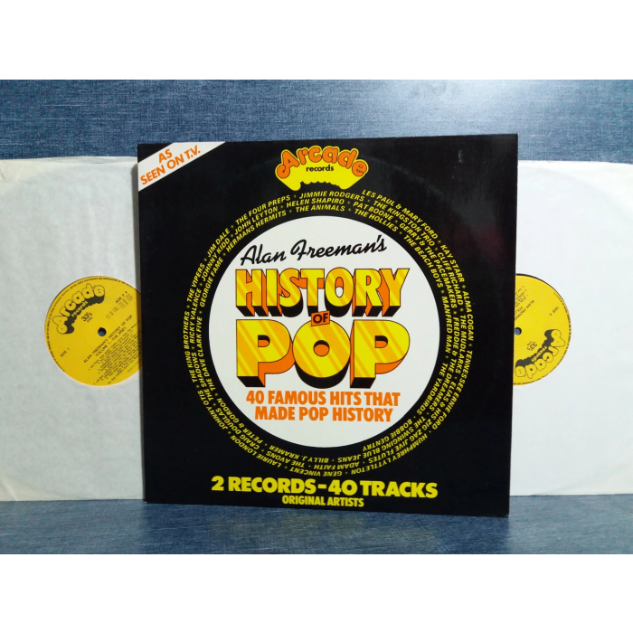 POP HISTORY 40 TRACKS MUSIC 2 LP