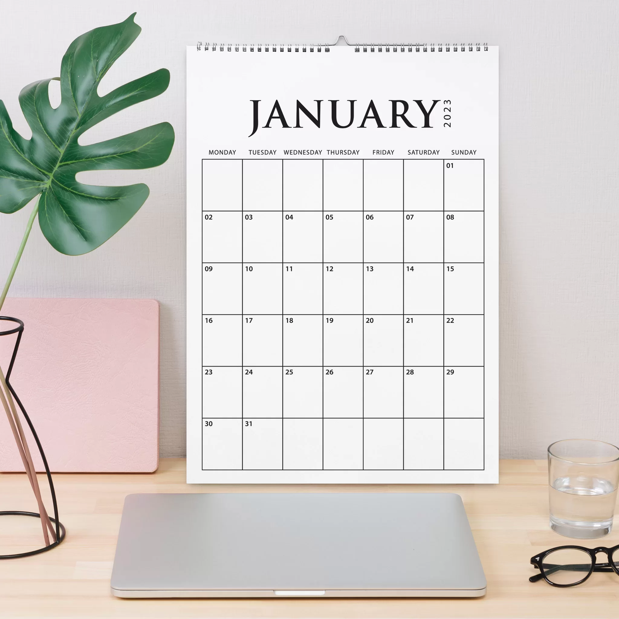 2025 Aylık Planlama Duvar Takvimi, Aylık Planlayıcı Takvim, Üstüne ...