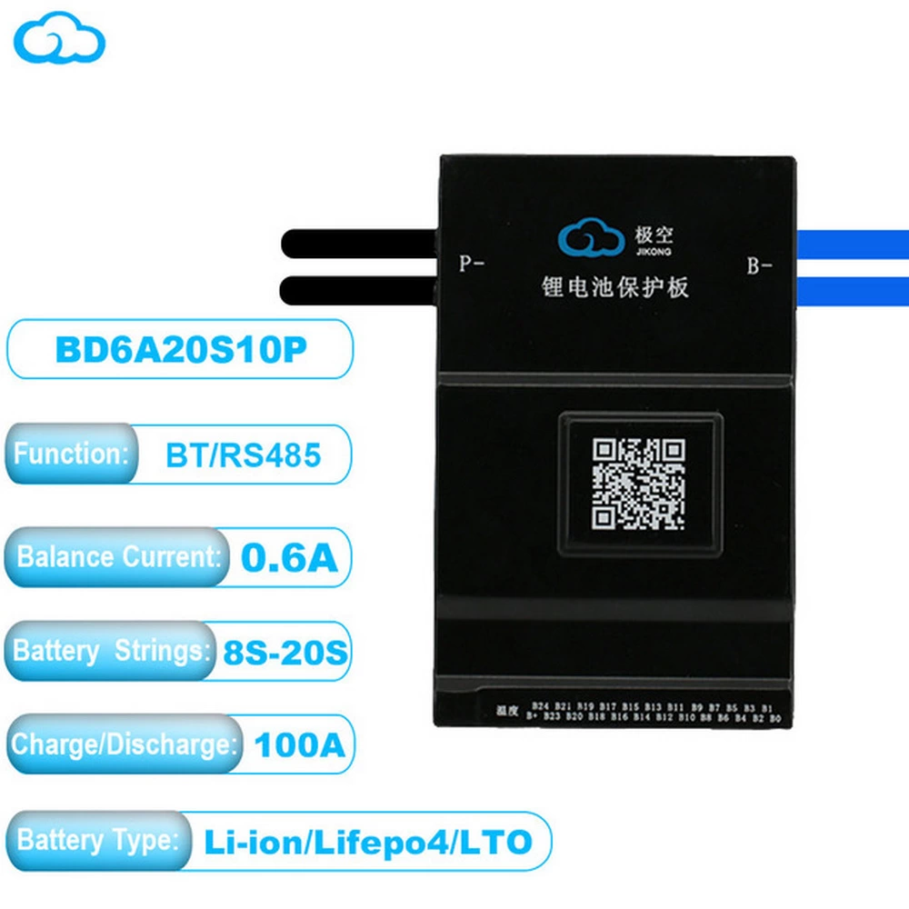 Jikong JK Smart Bluetooth Bağlantılı Lityum Ion / LifePO4 100A BMS (8s-24s)