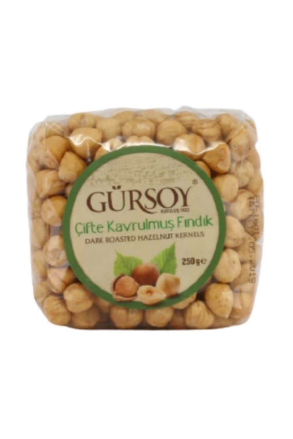 Gürsoy Çifte Kavrulmuş İç Fındık Oturan Paket 250 G