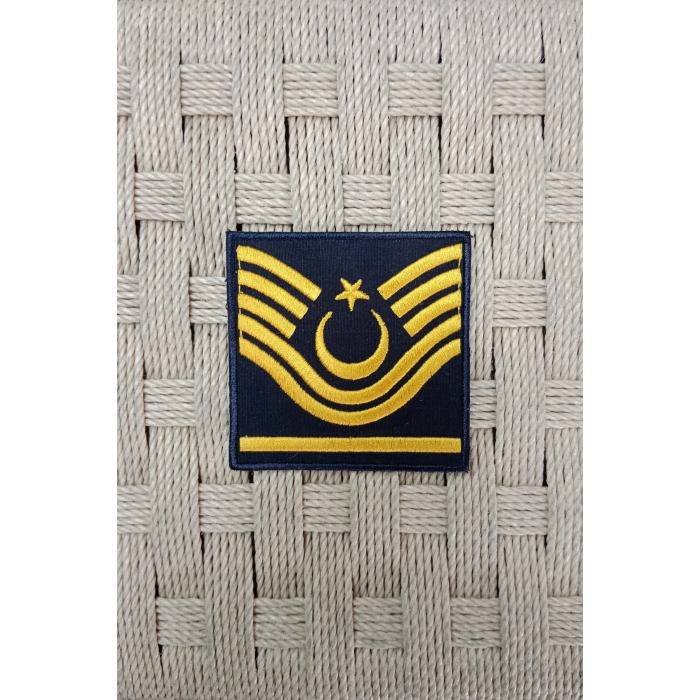 Hava Kuvvetleri Astsubay Bascavus Dahili ve Harici Lacivert Bez Nakis ...