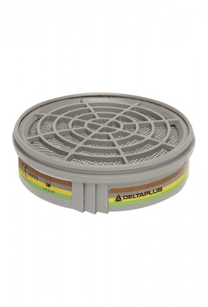Delta Plus M6000 ABEK1 Half-Face Gas and Vapor Filter Cartridge