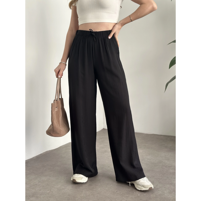 Şalvar model salaş pantolon siyah - Damla Butik