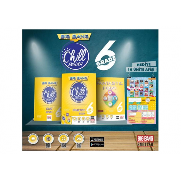 Big Bang 6. Sınıf Chill English Practice Book Fantastic Four Quiz Book ...