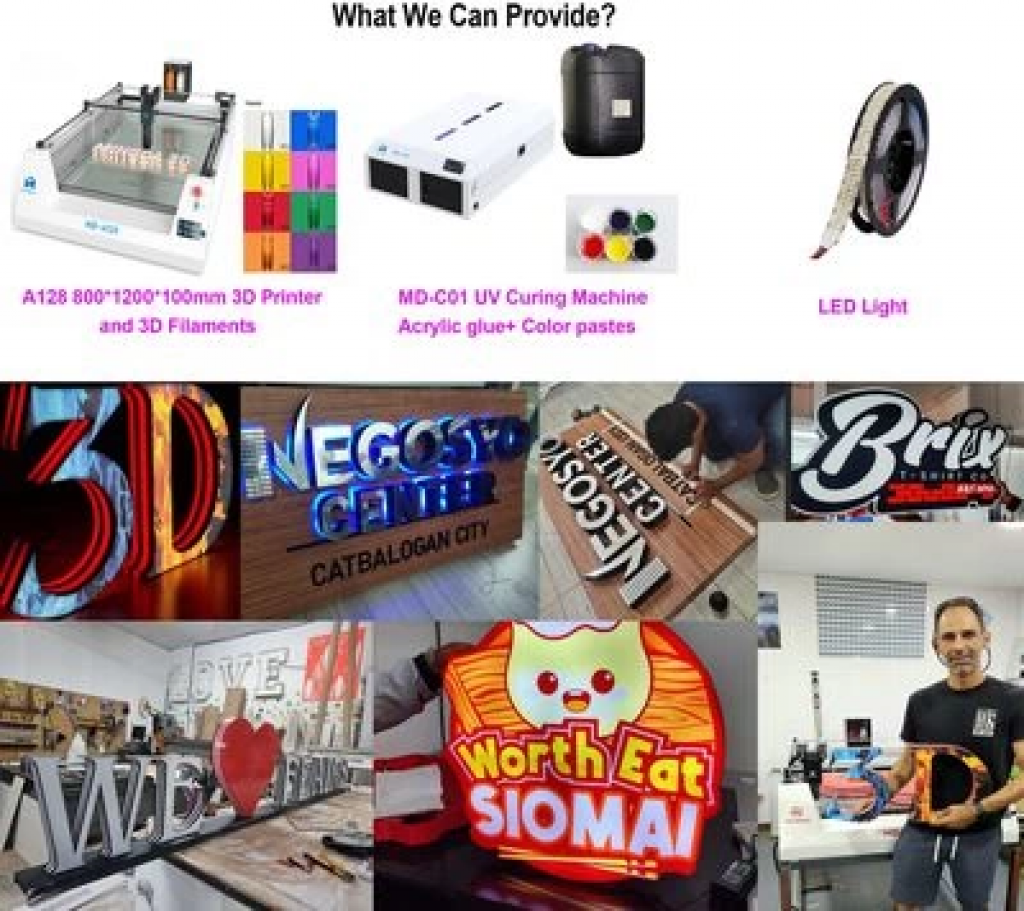 Mingda MD-C01 UV Kürleme Makinası (Işıklı Tabela Kutu Harf Tasarımında)