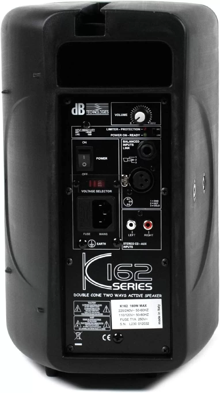 DB Technologies K162 Aktif Duvar Hoparlörü 2x6" 160W