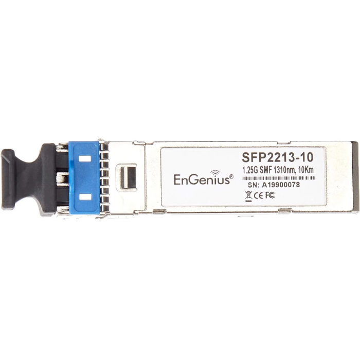 ENGENIUS SFP2213-10 NETWORK TRANSCEIVER MODULE 1.25G SINGLE-MODE FIBER ...
