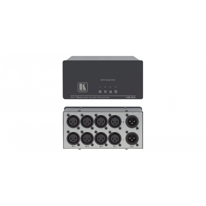 KRAMER VS-4X Balanced Stereo Audio Switcher,