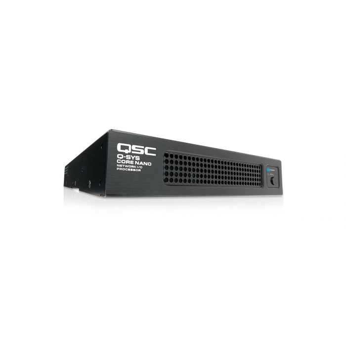 QSC CORE NANO, 64x64 networked audio channels with 8x8 dante web-based ...