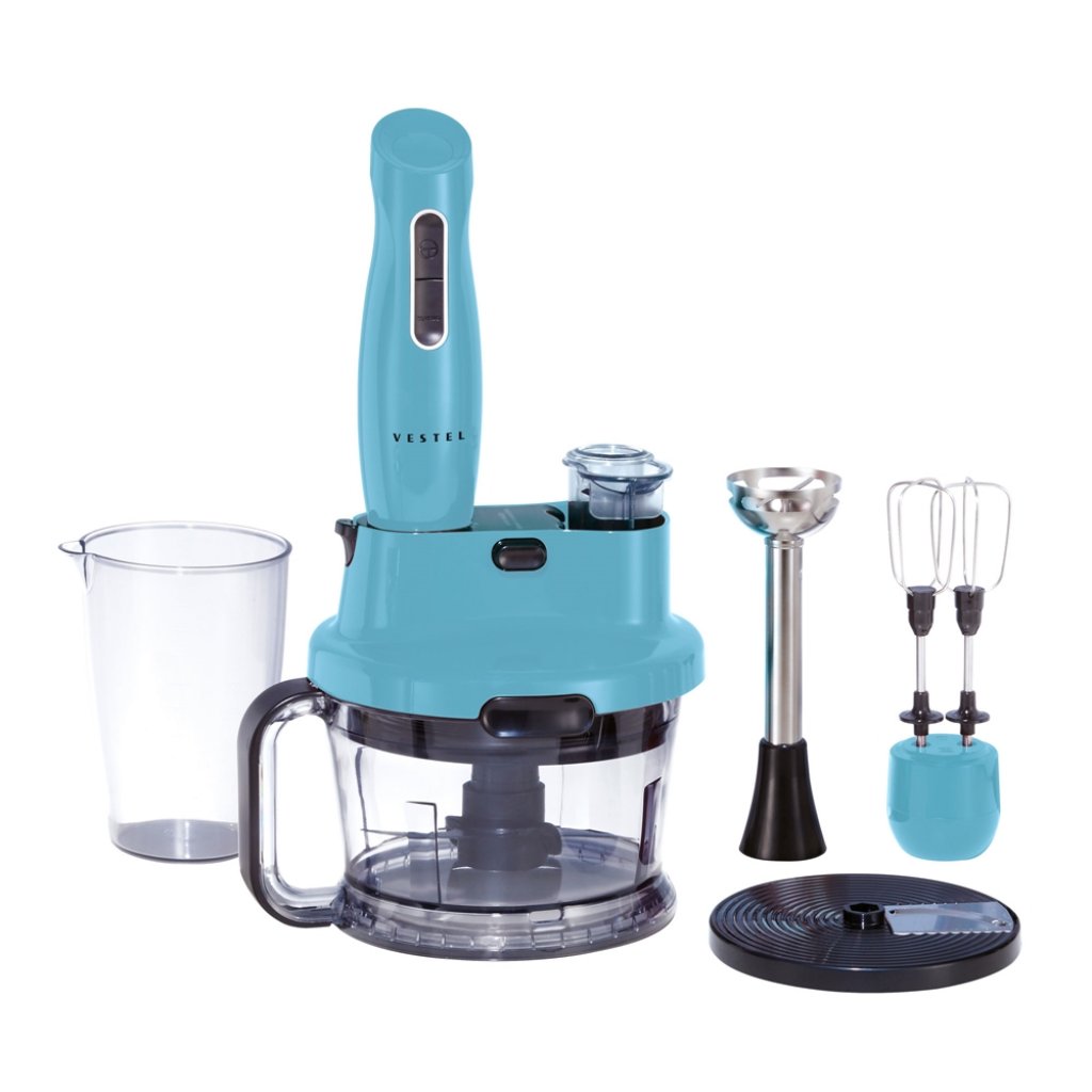 VESTEL RETRO DÜŞ MAVİSİ MULTİ BLENDER SET