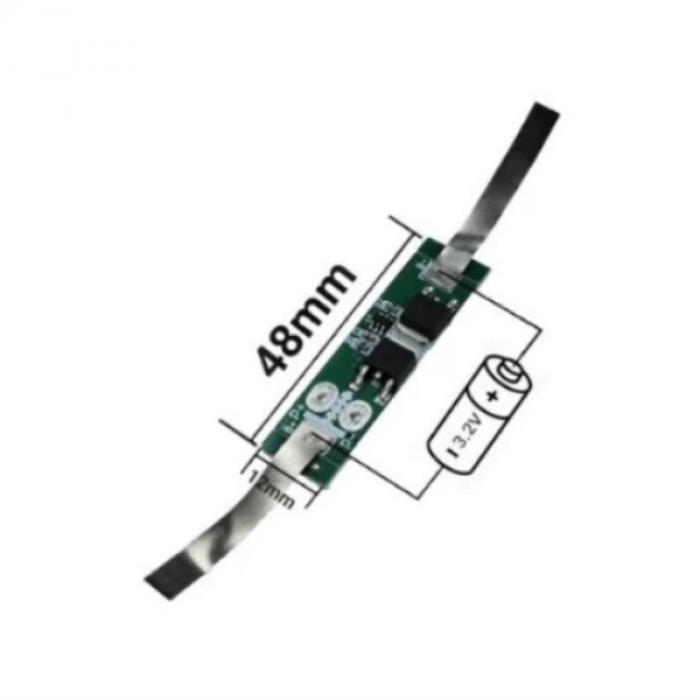 1S 12A LiFePO4 BMS Nikelli - Anka Pil - Anka Pil