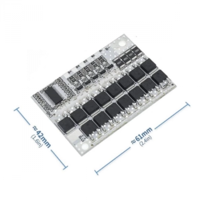 4S 100A LiFePO4 BMS (Beyaz PCB) - Anka Pil - Anka Pil