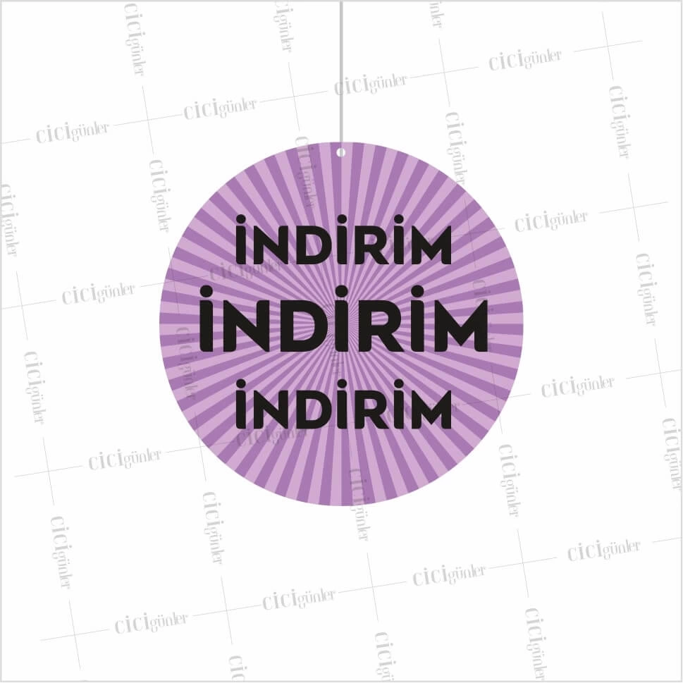Mor Renk İndirim Dönkart CICIGUNLER.COM