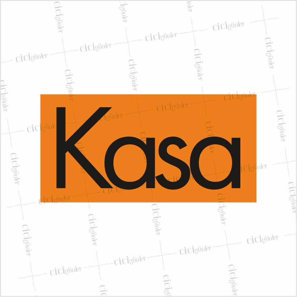 Cicigünler Kasa Levhası Turuncu Siyah Renk | Mağaza Kasa Levha Modelleri