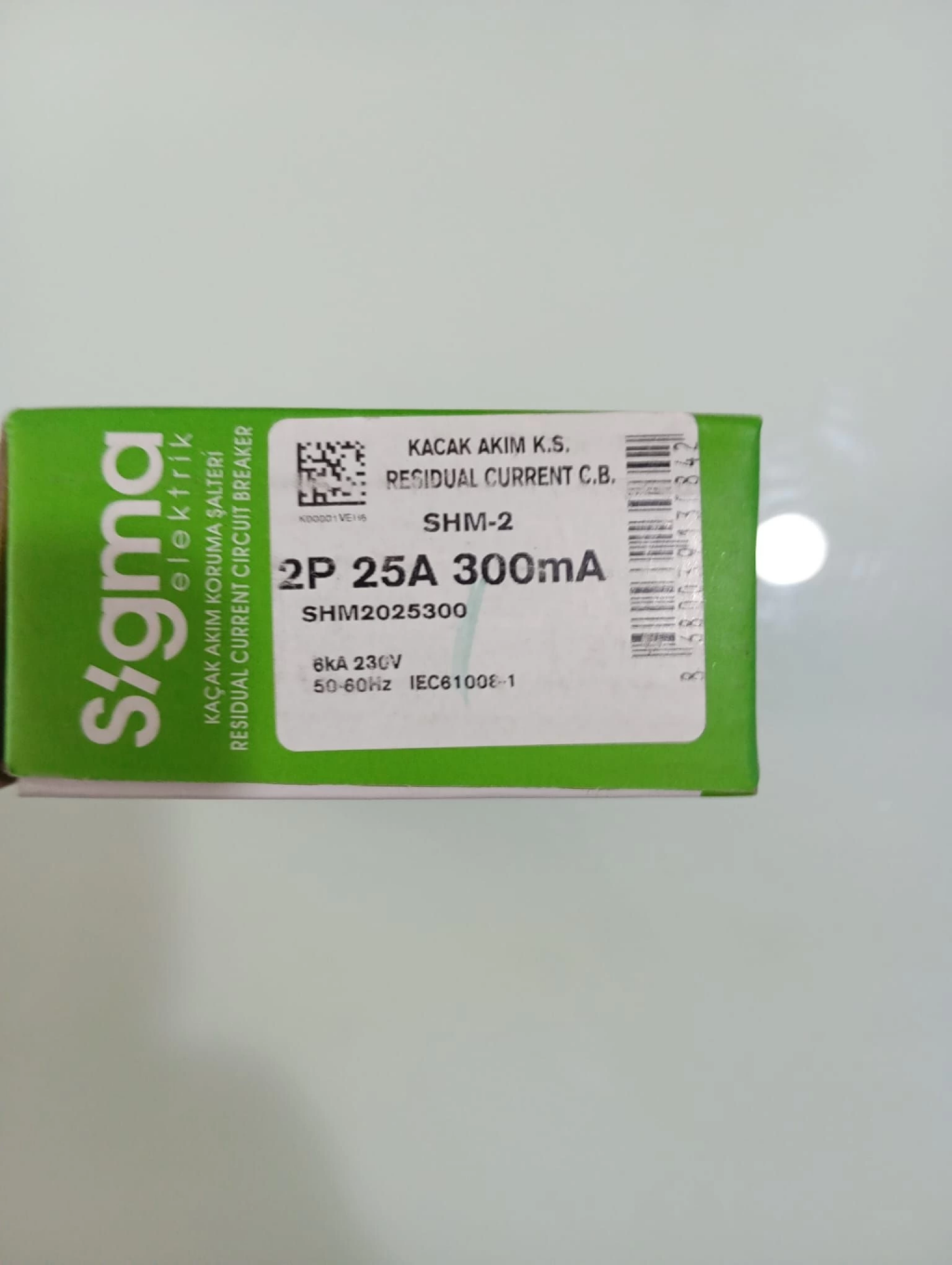 SİGMA 2P 25 300 MA KAÇAK AKIM YANGIN KORUMA RÖLESİ