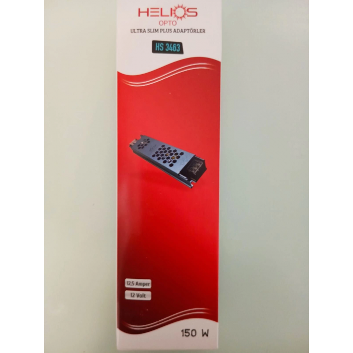 HELİOS 12 VOLT 12,5 AMPER 150 W LED TRAFOSU