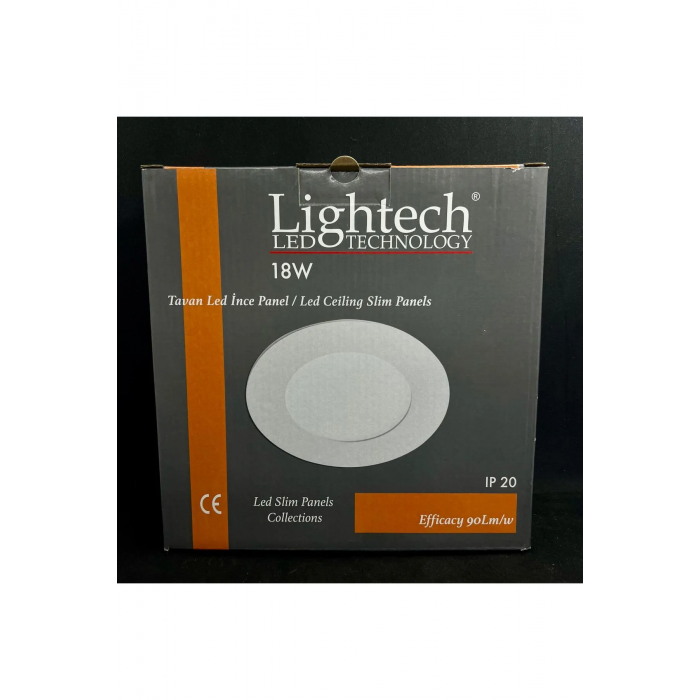 LİGHTECH 18 WAT BEYAZ AYARLI LED PANEL BEYAZ