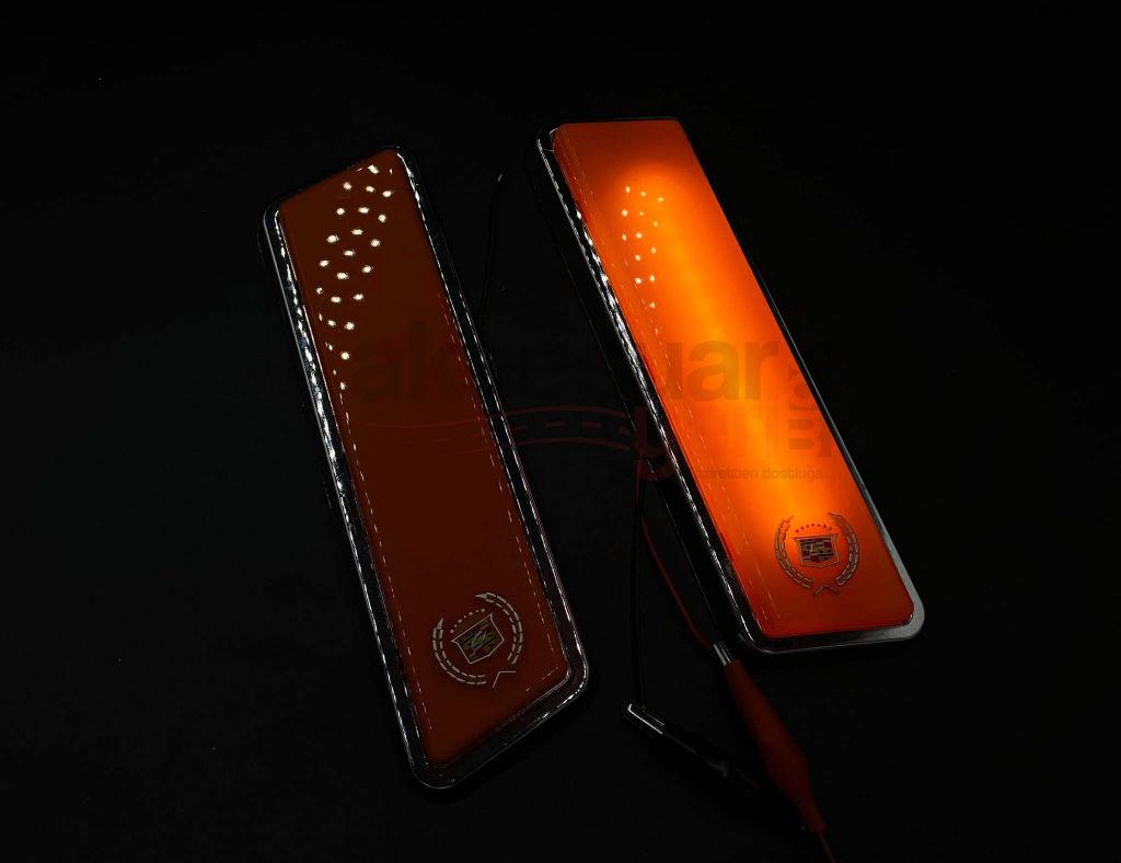 Cadillac Turuncu Direk Lambası Gazetelik Neon Led 12V