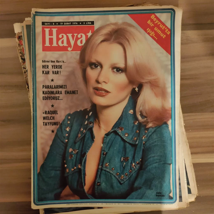 8 Adet Hayat Dergisi (1971, 1972, 1973, 1974, 1976, 1977) 8 Adet Hayat Dergisi (1971, 1972, 1973, 1974, 1976, 1977)