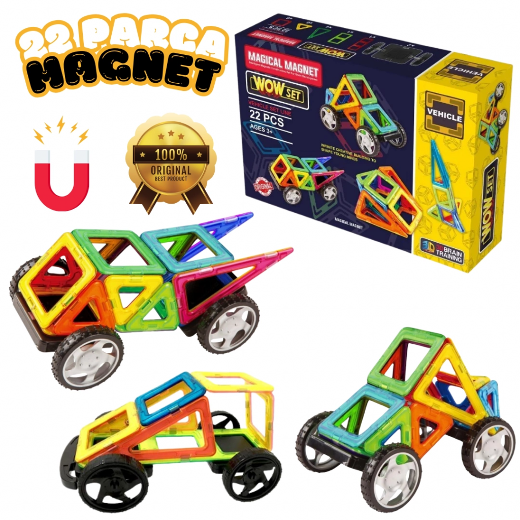 Orijinal Magical Magnet 22 Parça Manyetik Lego - Magnetic Magical ...