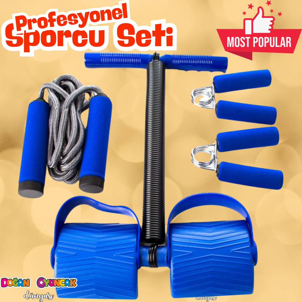 Profesyonel Sporcu Kiti - Profesyonel Sporcu Seti - Atlama İpi, Kol Yayı, El Yayı - Vücut ...