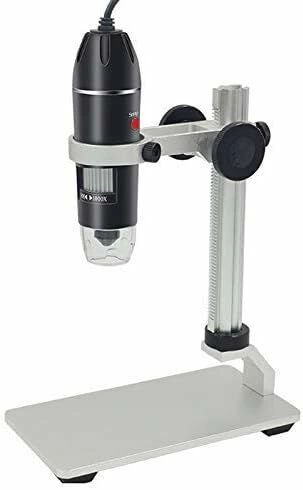 Bysameyee USB Mikroskop, Kaldırılabilir Yükseltilmiş Metal Stand