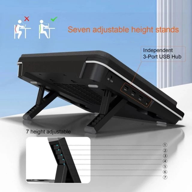 IETS GT600 Dizüstü Bilgisayar Soğutucu V1(HUB)