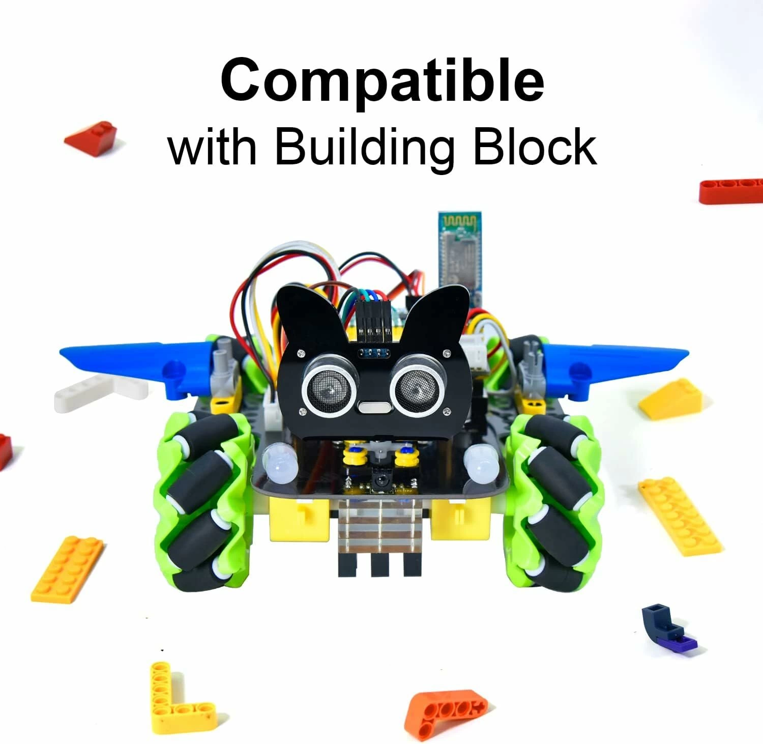 KEYESTUDIO 4WD Mecanum PICO Robot Araba - Raspberry Pi Pico Dahil