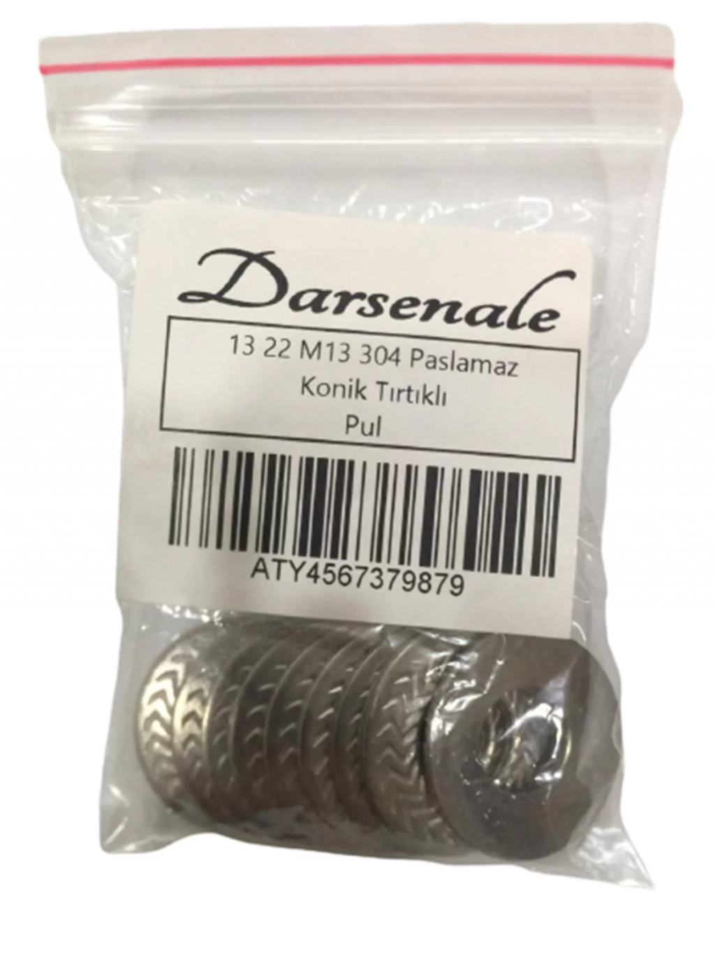 Krom Pul 304 Paslanmaz 13-22 10 Adet