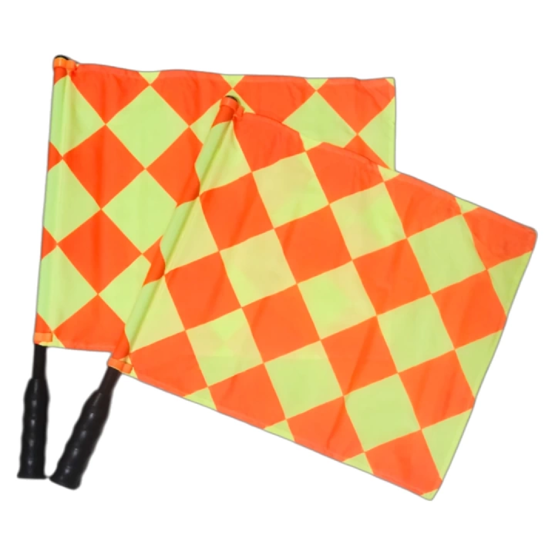 Referee Flag, Checkered Referee Flag With Case