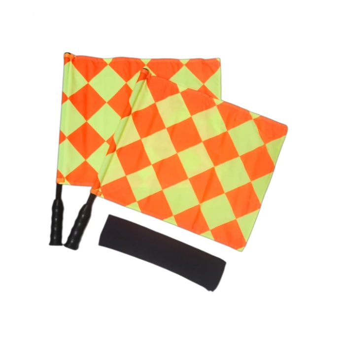 Referee Flag, Checkered Referee Flag With Case