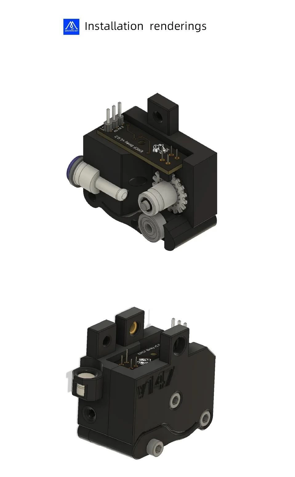 Mellow Binky ERCF Encoder Sensörü | Yüksek Hassasiyetli ve Güvenilir 3D Yazıcı Sensörü