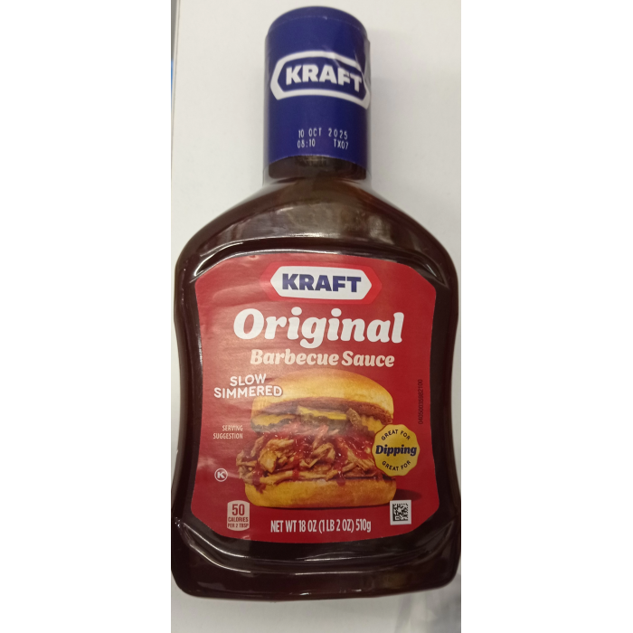 Kraft Original Barbecue Sauce Slow Sımmered 510 gr