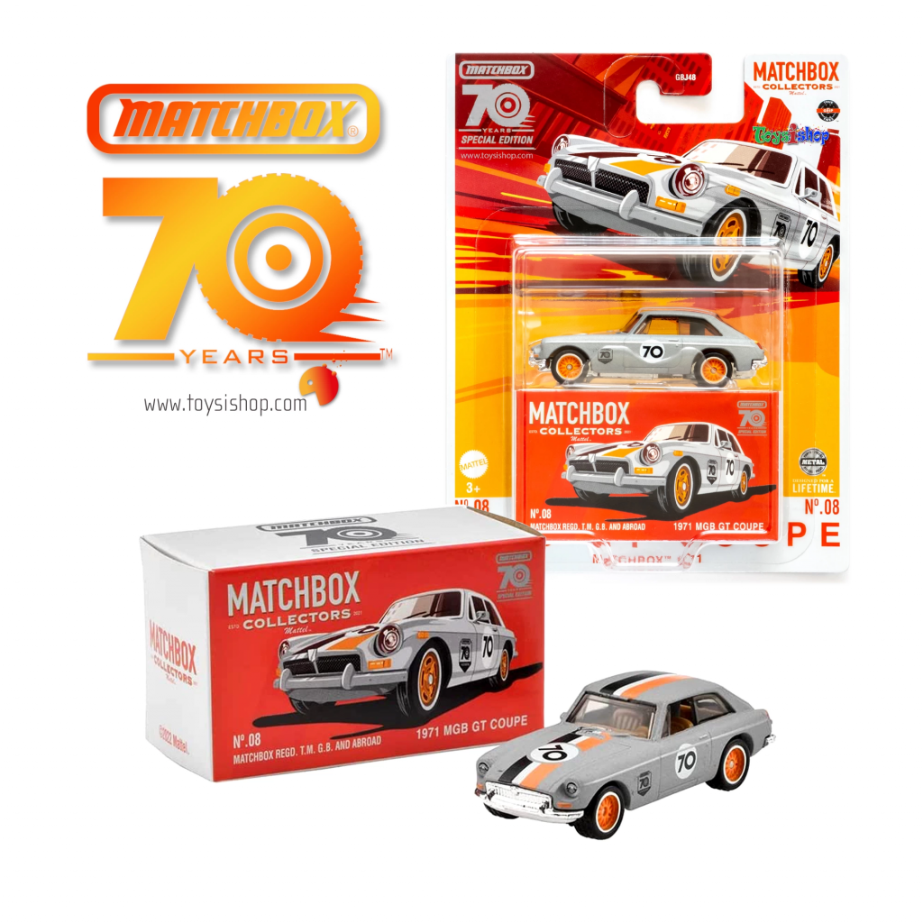 Matchbox Collectors 70. Special Edition - 1971 MGB GT Coupe - HLJ66