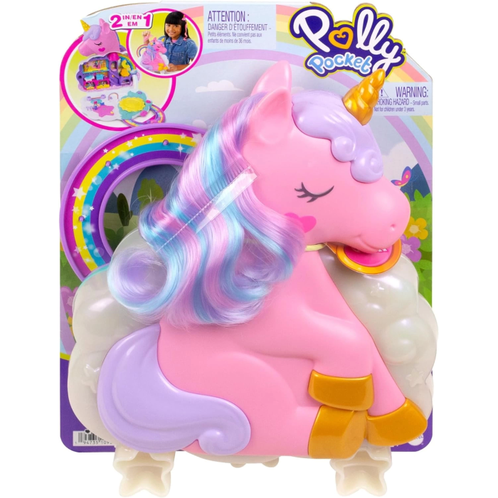 Polly Pocket Tek Boynuzlu Atın Gökkuşağı Salonu, HKV51 Polly Pocket Tek Boynuzlu Atın Gökkuşağı Salonu, HKV51