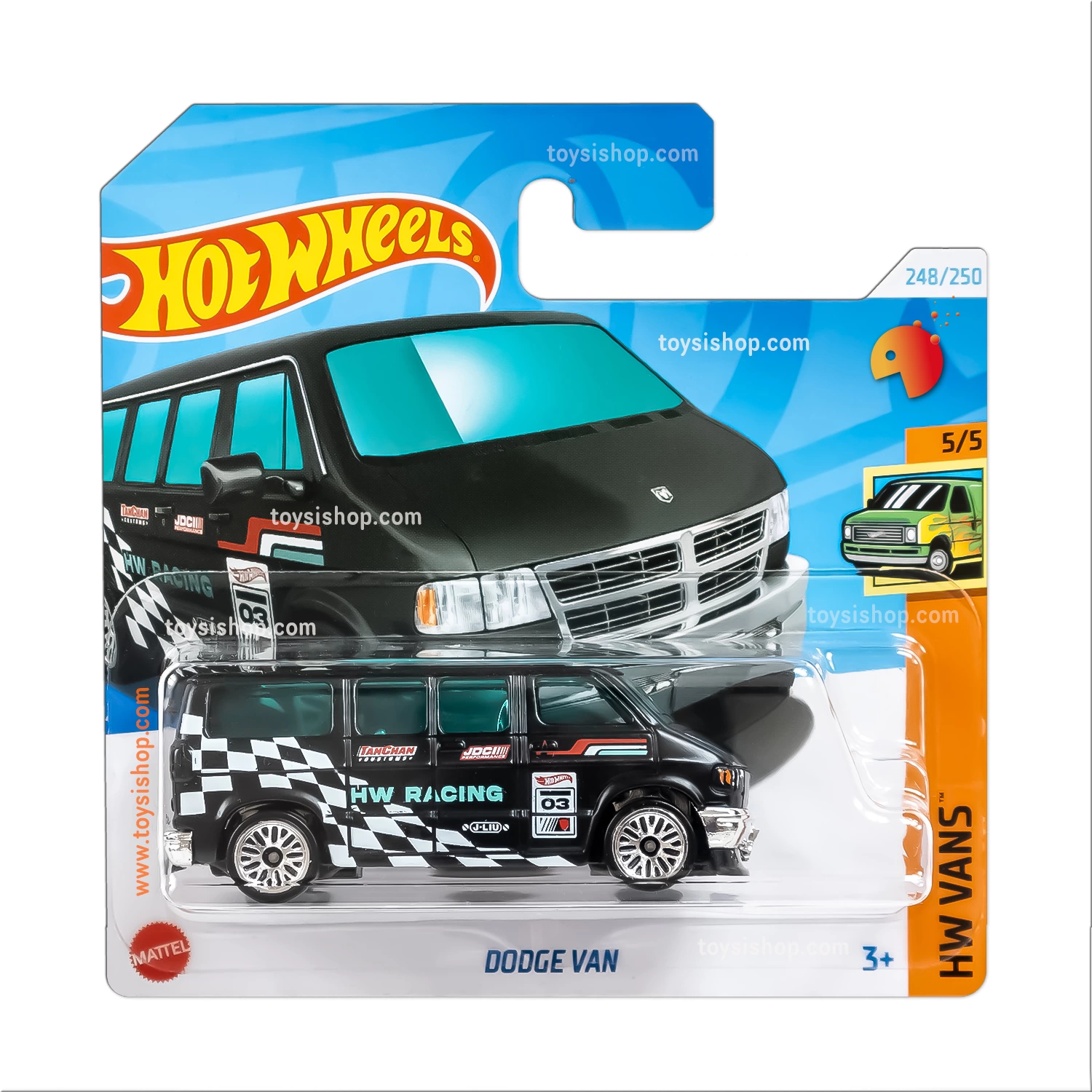 Hot Wheels Dodge Van - HW Vans - 248
