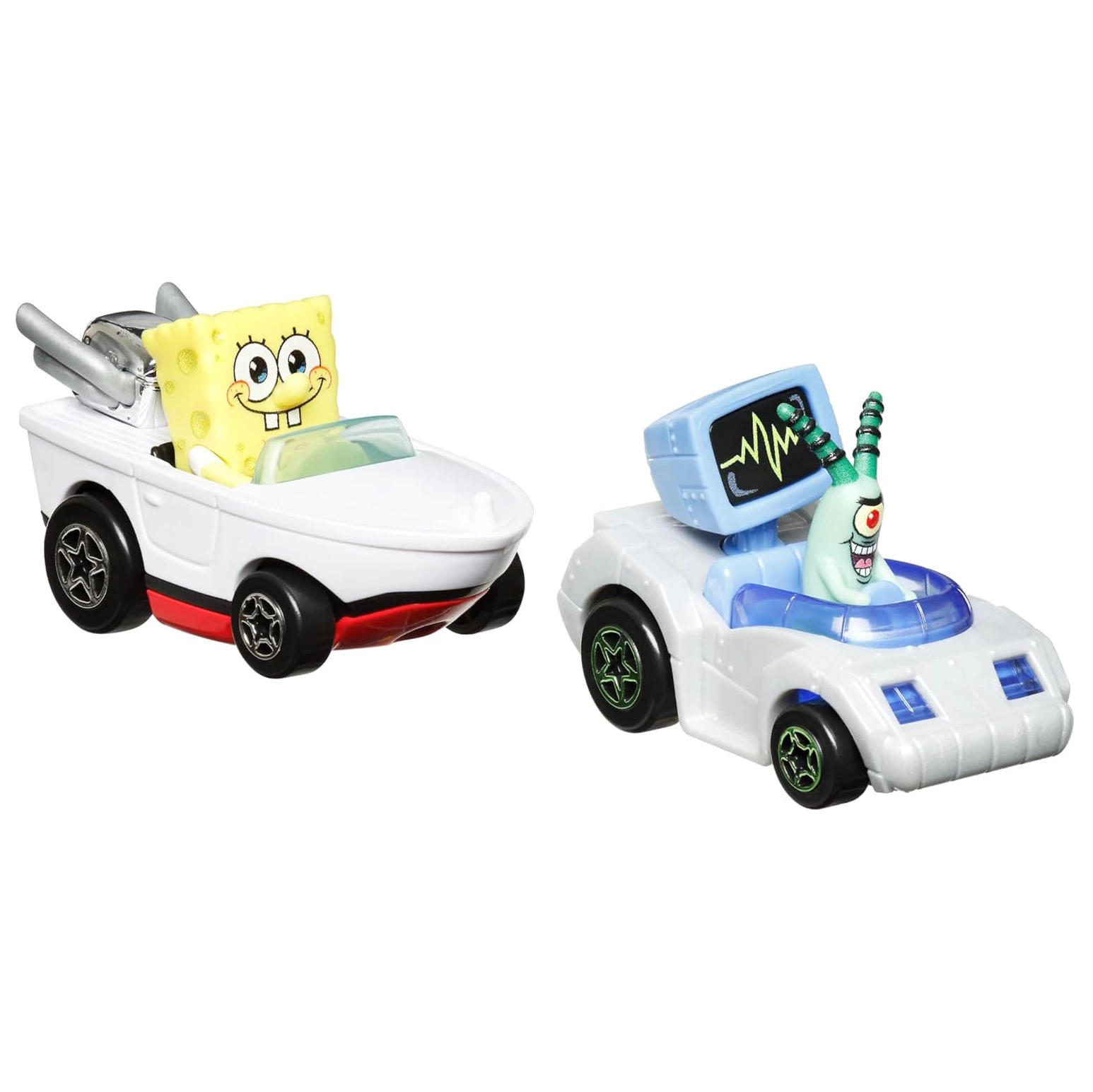 Hot Wheels Racer Verse 2024 - Plankton & Spongebob Squarepants - HRT85