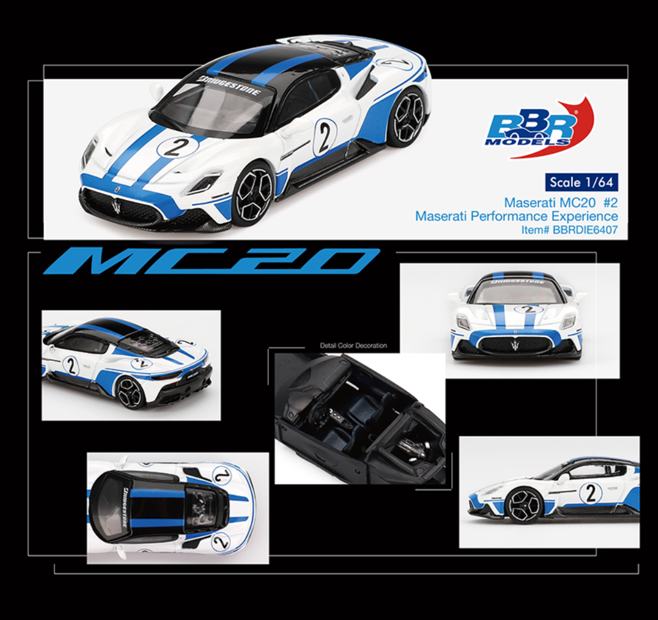 BBR 1/64 Maserati MC20 #2 Performance Experience – Koleksiyonluk Diecast Model