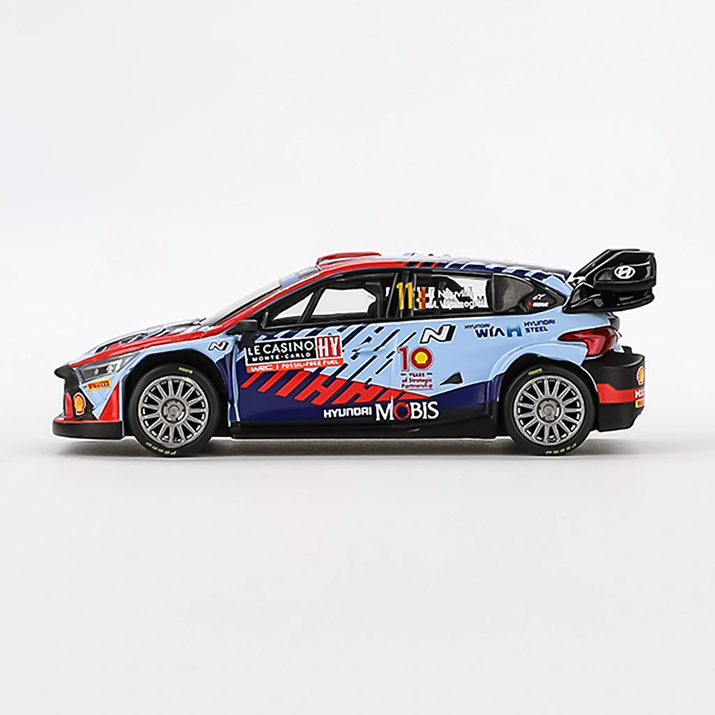 Mini GT Hyundai i20 N Rally1 Hybrid 2024 Monte Carlo Galibi 1/64 Model ...