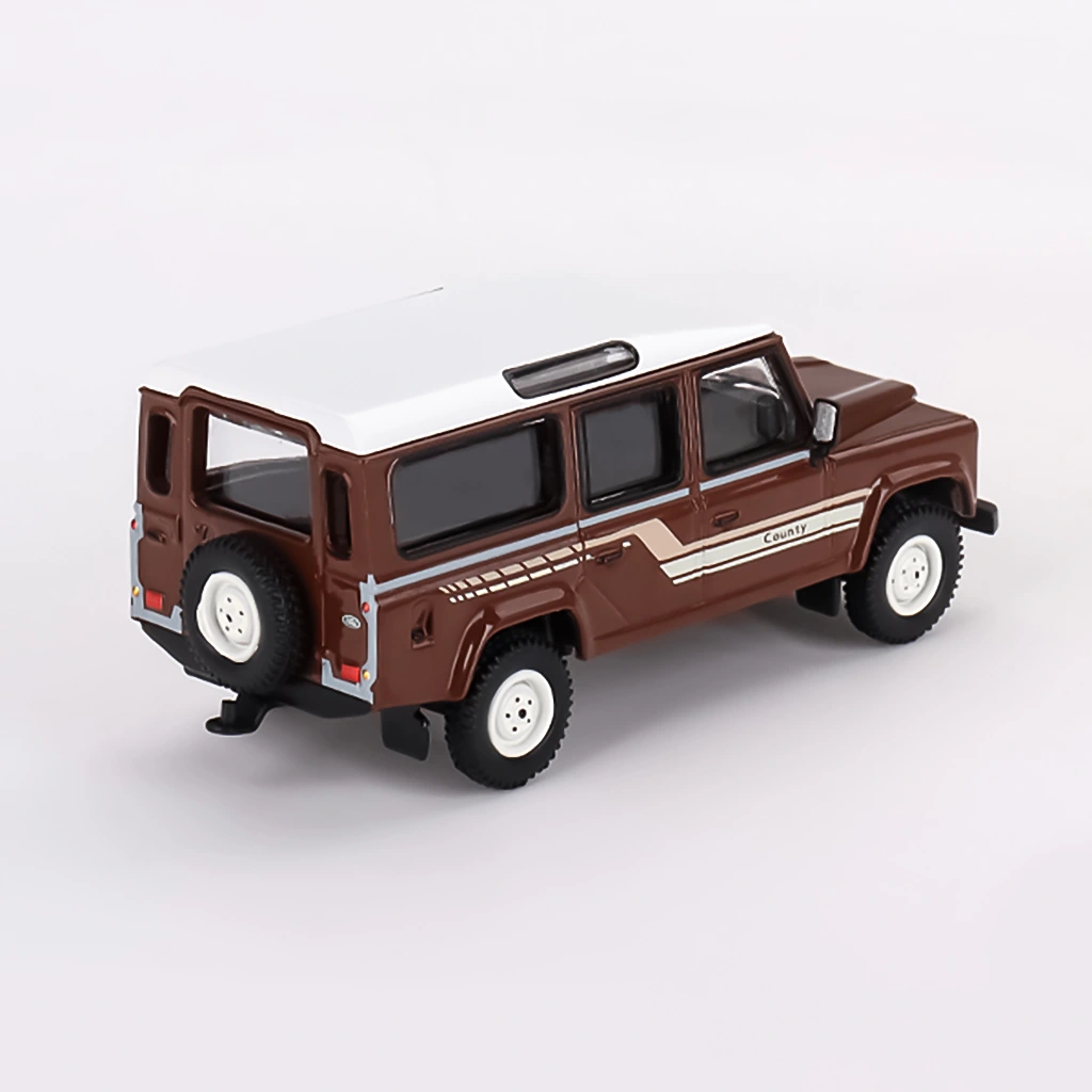 Mini GT 1/64 Land Rover Defender 110 1985 County Station Wagon Russet ...