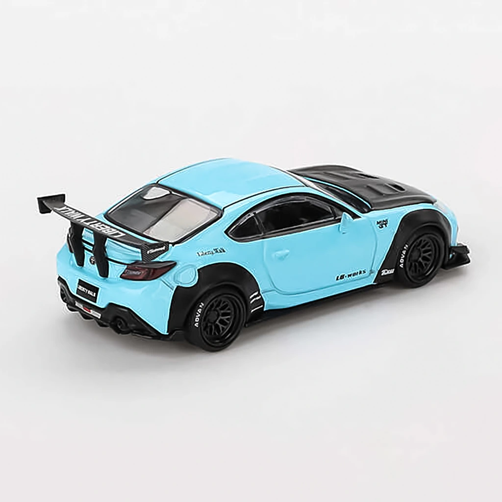 Mini GT 1/64 Toyota GR86 LB Nation Baby Blue MGT00873-BL Diecast Model Araba