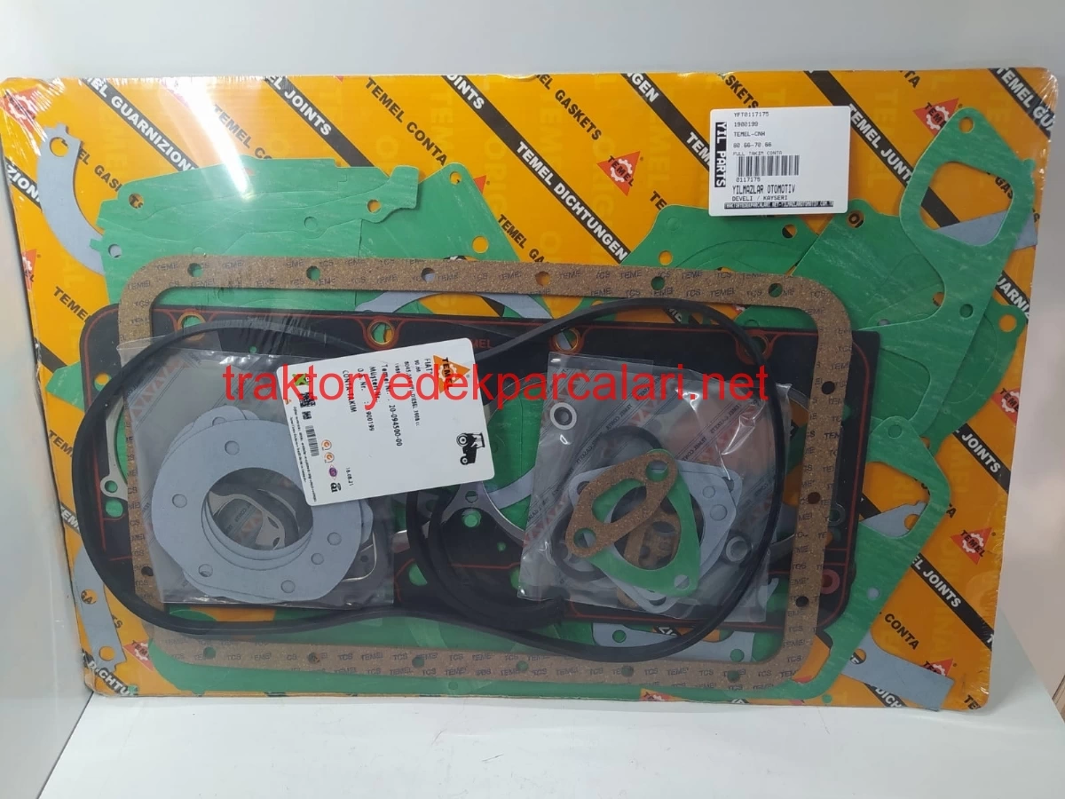 TAKIM CONTA FULL 80/66 SİL. KAPAK CONTALI FİAT TRAKTÖR