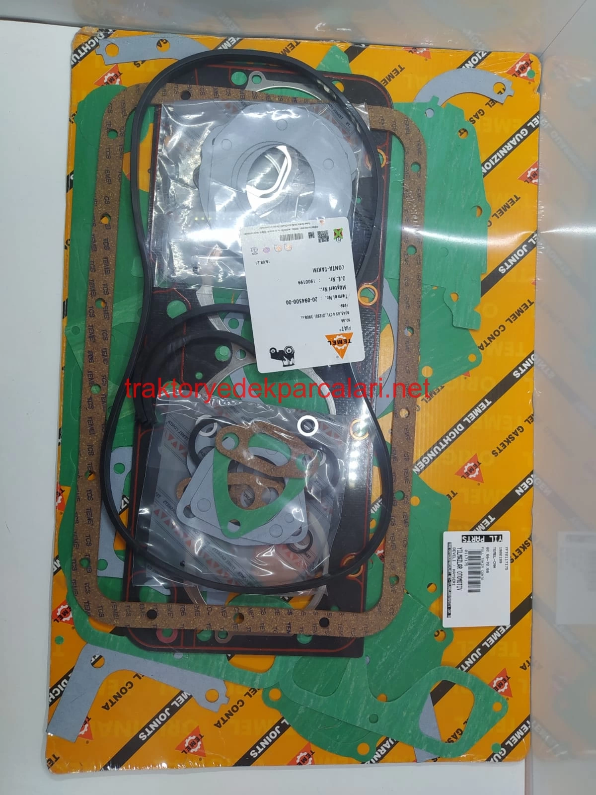 TAKIM CONTA FULL 80/66 SİL. KAPAK CONTALI FİAT TRAKTÖR