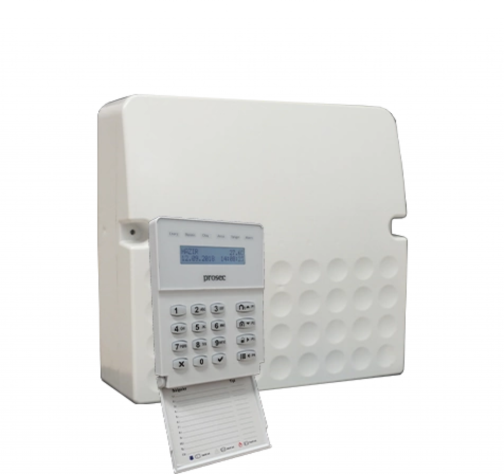PROSEC PRO-P8P PSTN ALARM PANELİ + PRO-K1 LCD TUŞ TAKIMI
