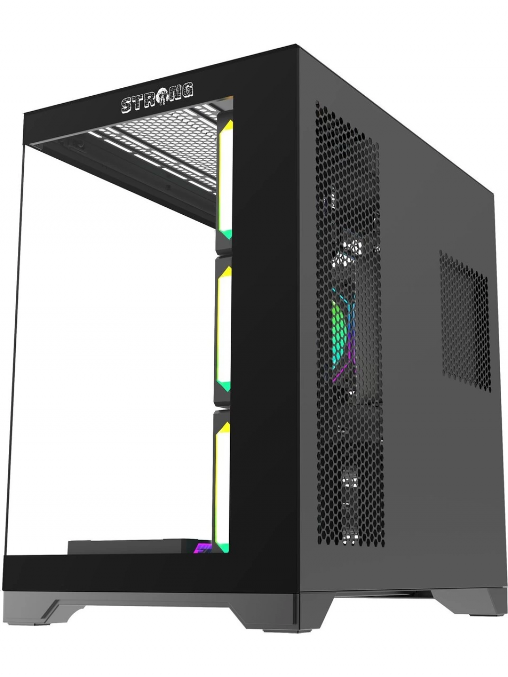 Strong Dragon 7x 120MM Argb Kumandalı Atx Gaming Akvaryum Kasa