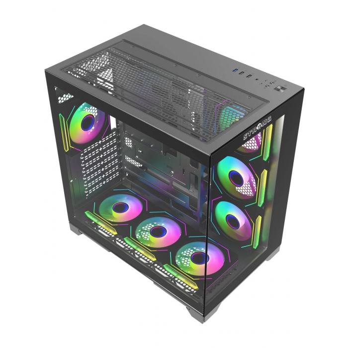 Strong Dragon 7x 120MM Argb Kumandalı Atx Gaming Akvaryum Kasa