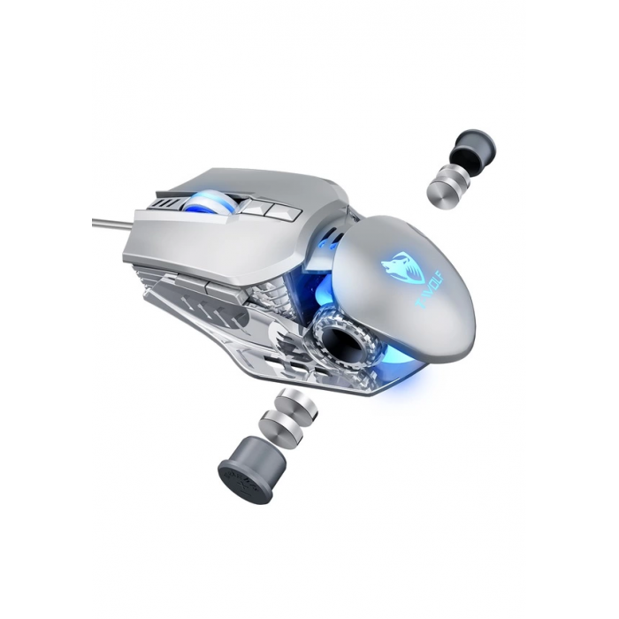 T-Wolf G530 Kablolu Oyun Mouse'u 7 Düğmeli 1200-6400 Ayarlanabilir Dpı ...