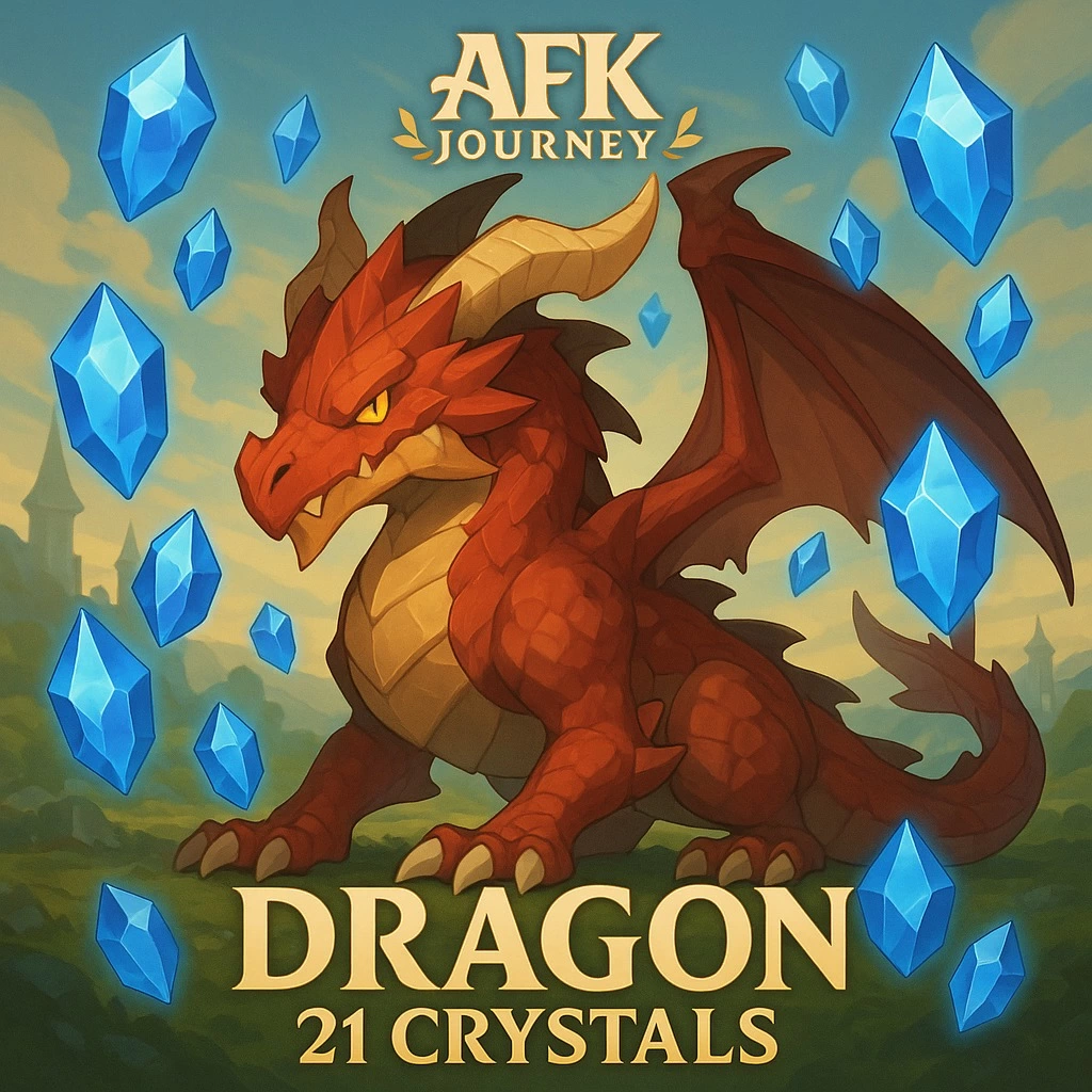 AFK Journey 21 Dragon Crystals Satın Al | Hızlı ve Güvenli Teslimat